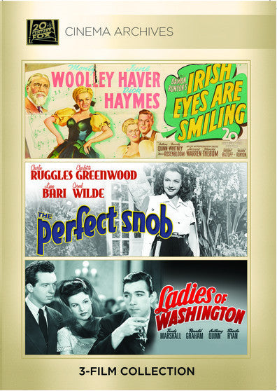 (Anthony Quinn Set) Irish Eyes Are Smiling 1944; The Perfect Snob 1941 ...
